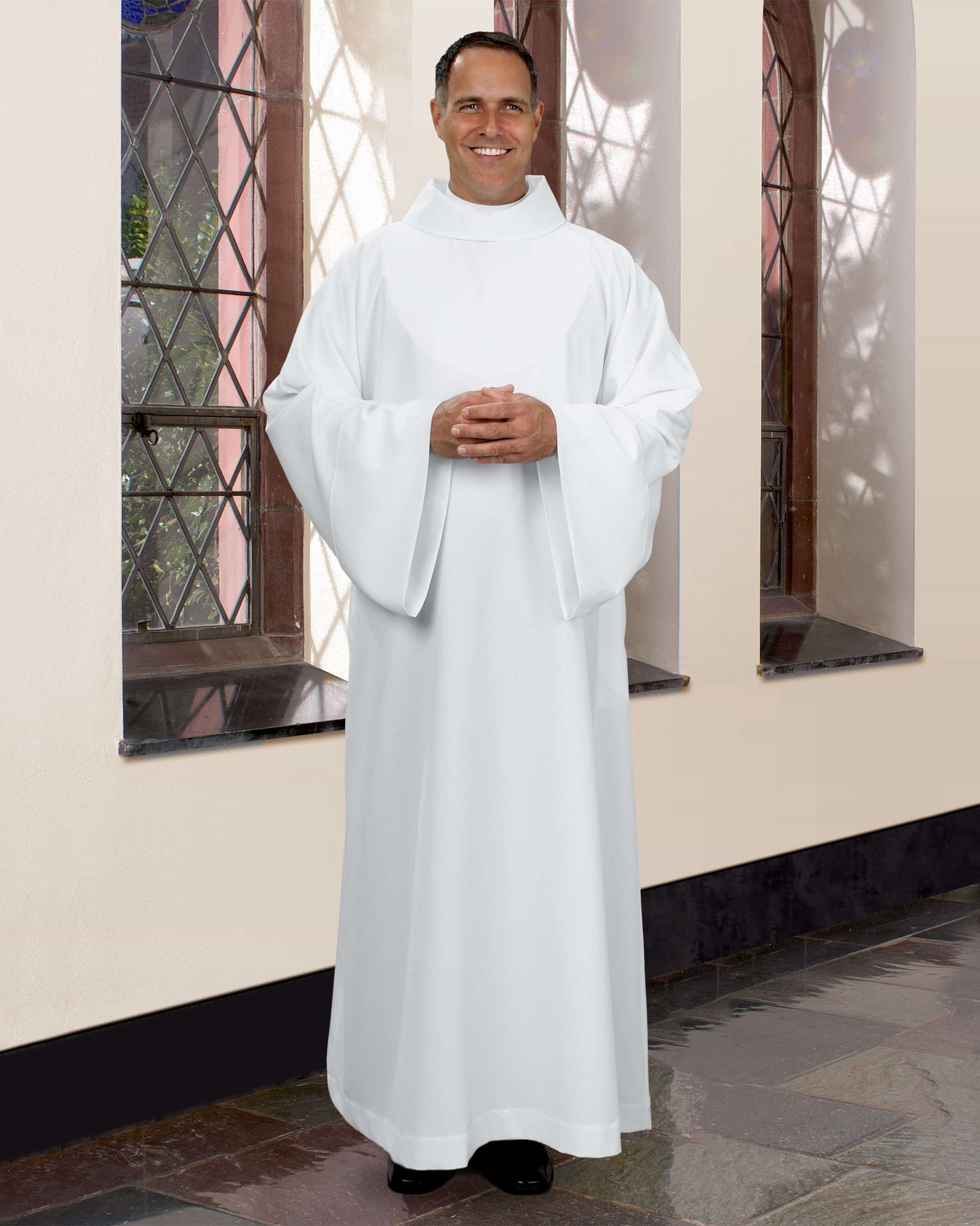 CM Almy | Man's Rolled Collar Contemporary Alb