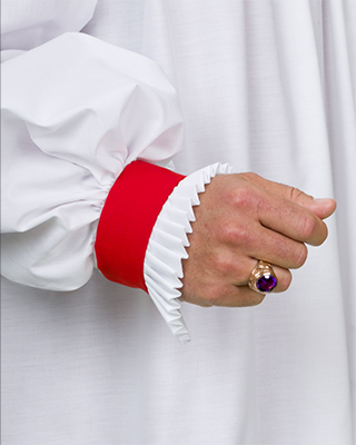 CM Almy | Wrist Bands for Traditional Bishop's Rochet