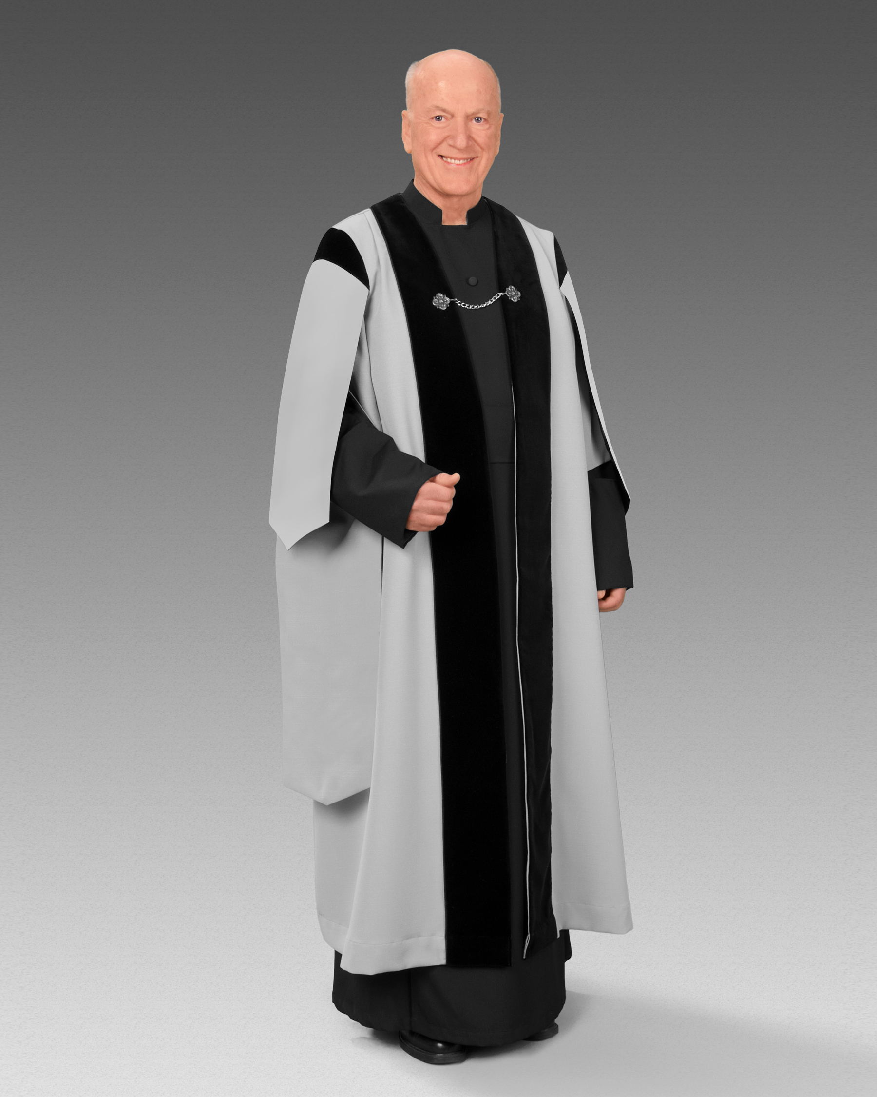 CM Almy | Verger Gown with Plain Sleeves