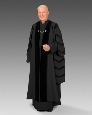 CM Almy | Verger Gown with Trimmed Sleeves