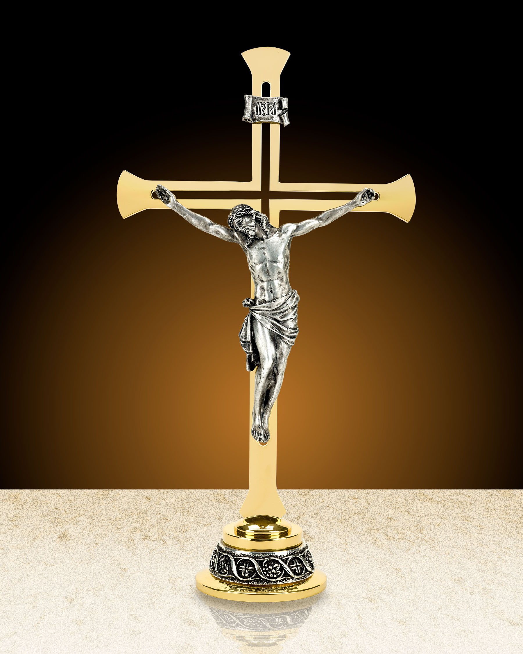 CM Almy | Cross and Vine Altar Crucifix