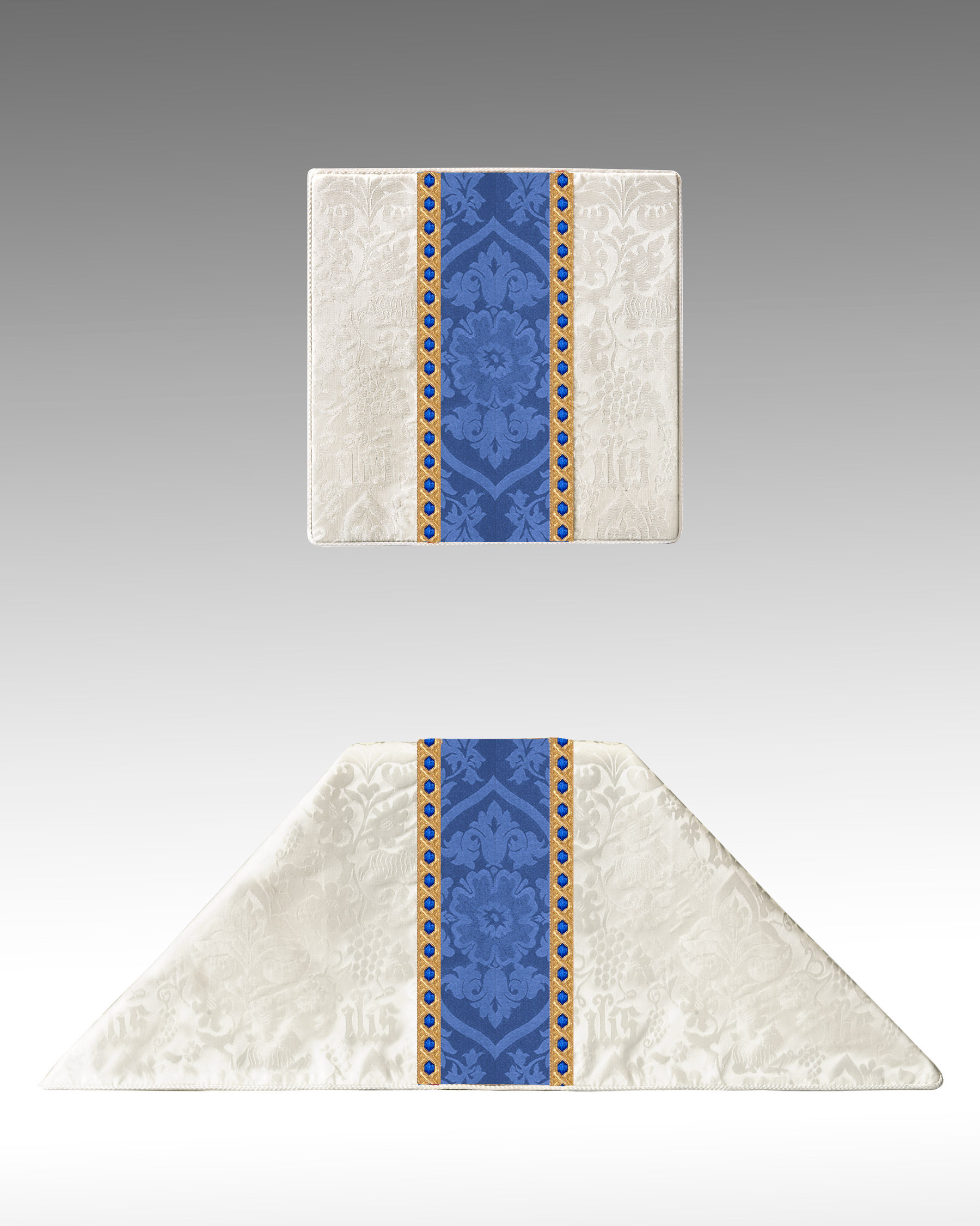 CM Almy | Ave Maria Burses and Veils in Damask