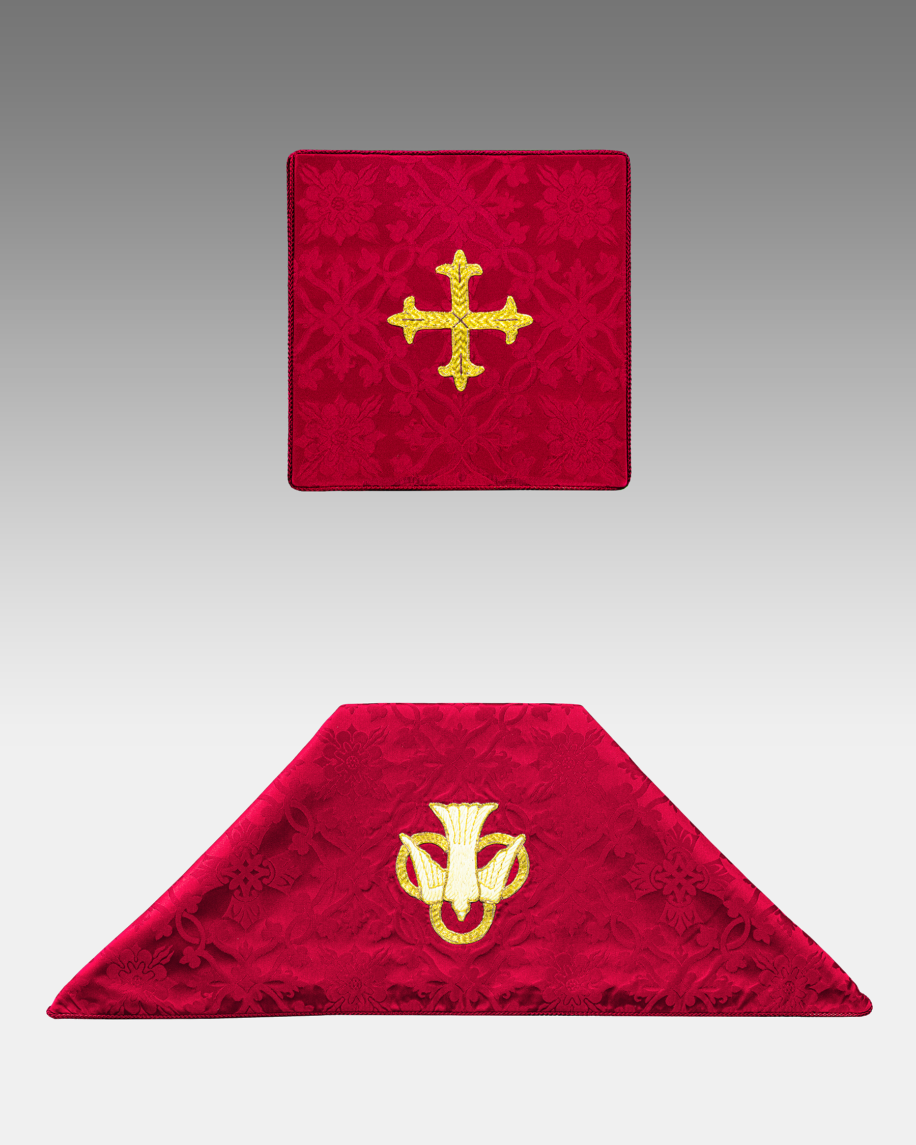 CM Almy | Milano Burse and Veil in Red