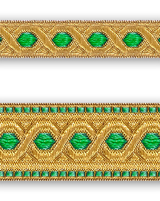 CM Almy | Metallic Hex Galloon By-the-Yard